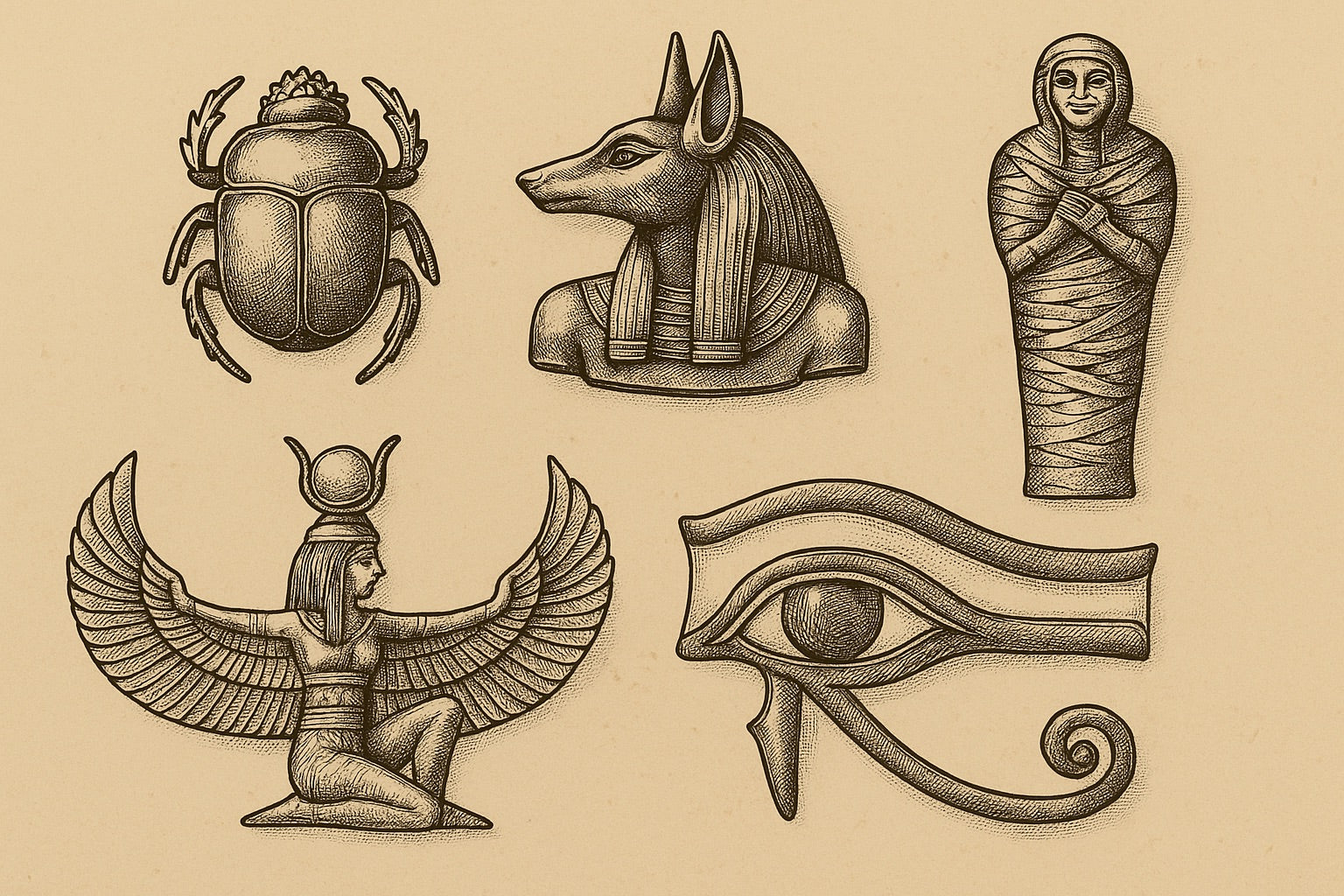 5 Egyptian Symbols and Their Hidden Meanings - VarVar Jewelry